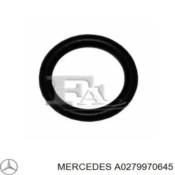A0279970645 Mercedes | Прокладка (кольцо шланга охлаждения турбины ...