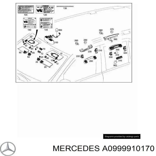 A0999910170 Mercedes | купить на Avto.pro