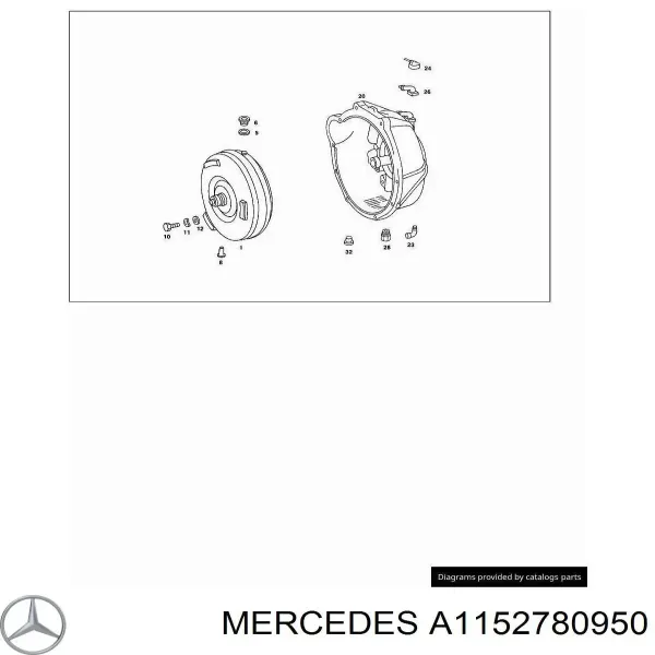 A1152780950 Mercedes | купить на Avto.pro