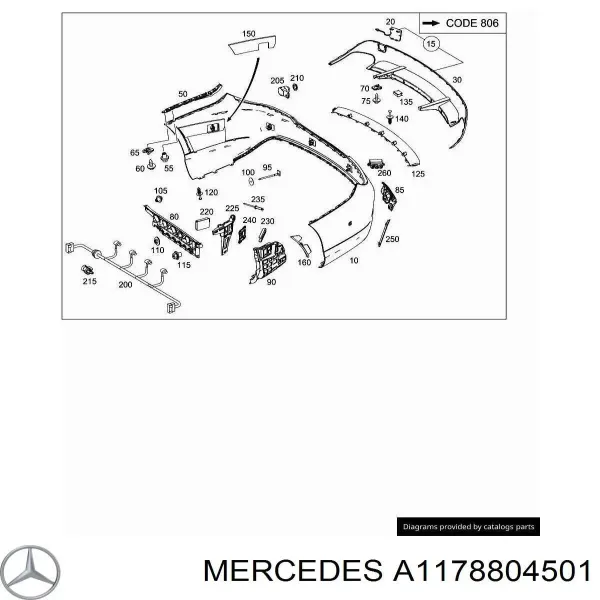 A1178804501 Mercedes | купить на Avto.pro