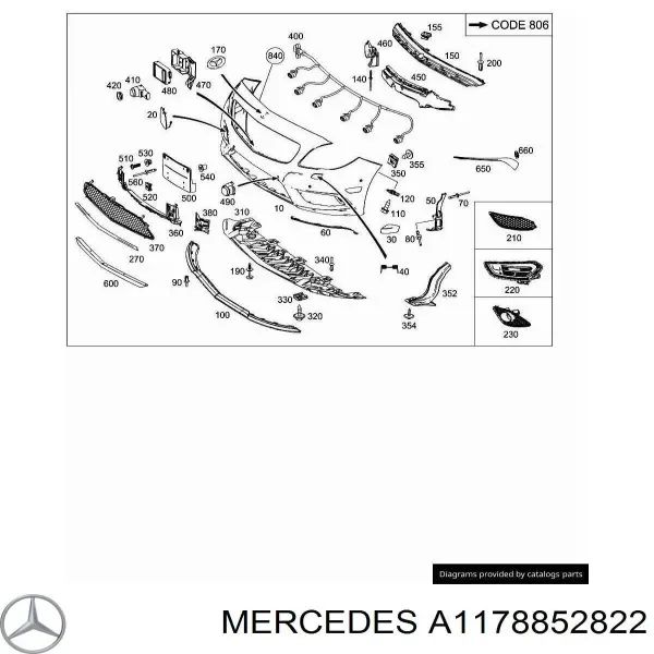 A1178852822 Mercedes | купить на Avto.pro