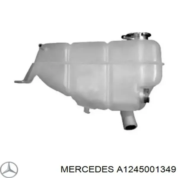 A1245001349 Mercedes | Бачок системы охлаждения расширительный A 124 ...