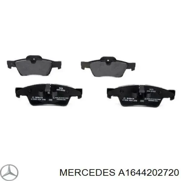 A1644202720 Mercedes | Колодки тормозные задние дисковые A 164 420 27 ...