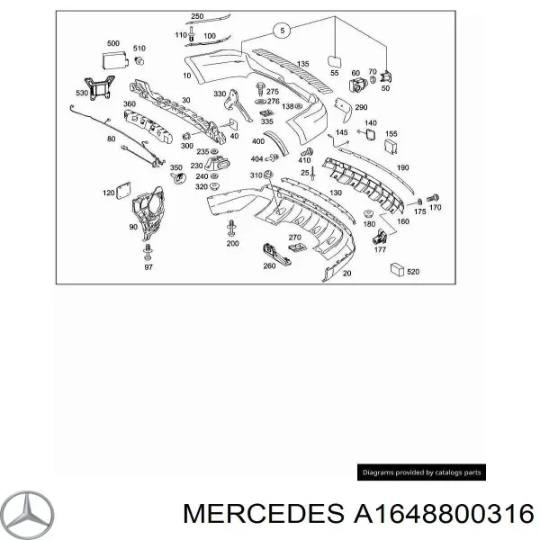 A1648800316 Mercedes | купить на Avto.pro