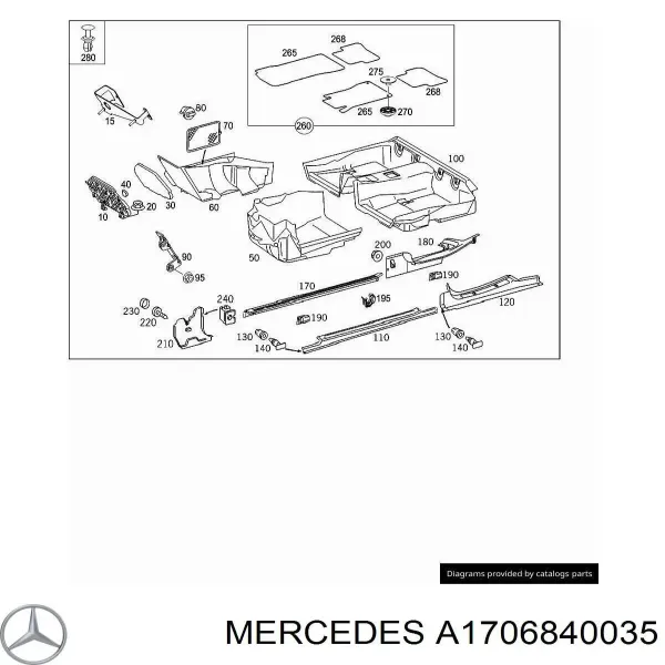 A1706840035 Mercedes | купить на Avto.pro