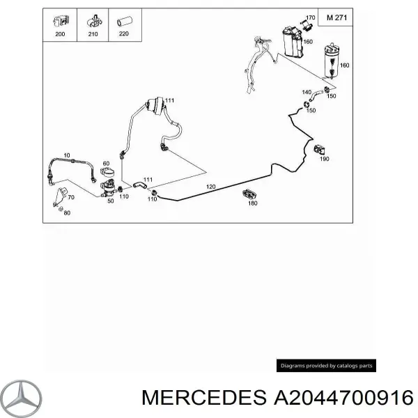 A2044700916 Mercedes | купить на Avto.pro