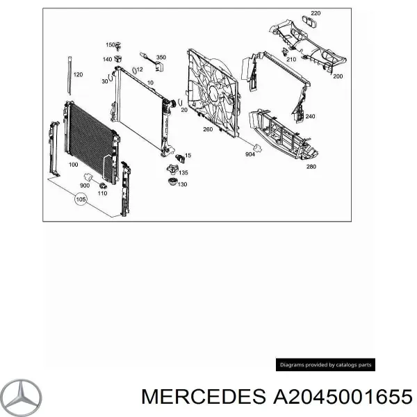 A2045001655 Mercedes | купить на Avto.pro