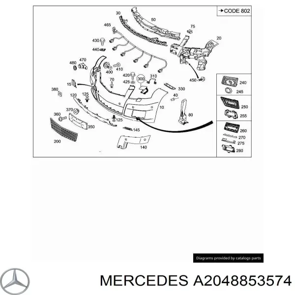 A2048853574 Mercedes | купить на Avto.pro