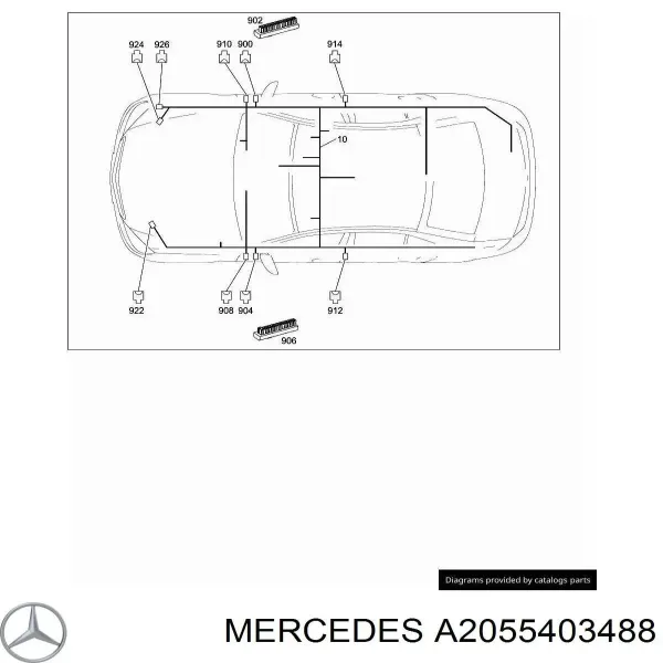 A2055403488 Mercedes | купить на Avto.pro