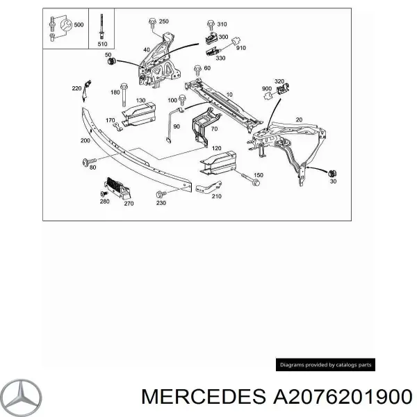 A2076201900 Mercedes | купить на Avto.pro