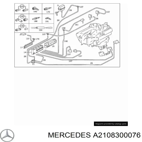 A2108300076 Mercedes | купить на Avto.pro