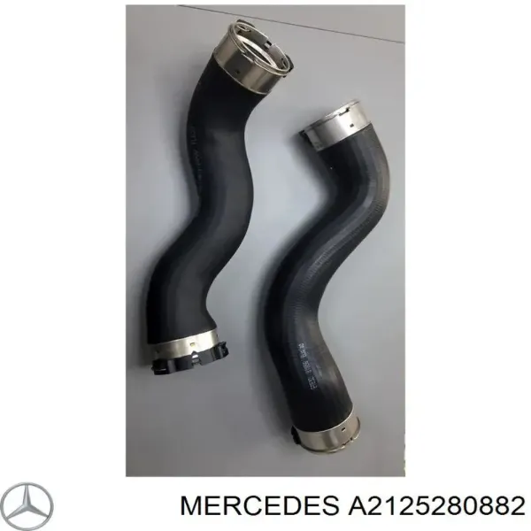 A2125280882 Mercedes | Шланг (патрубок интеркуллера правый) A 212 528 ...