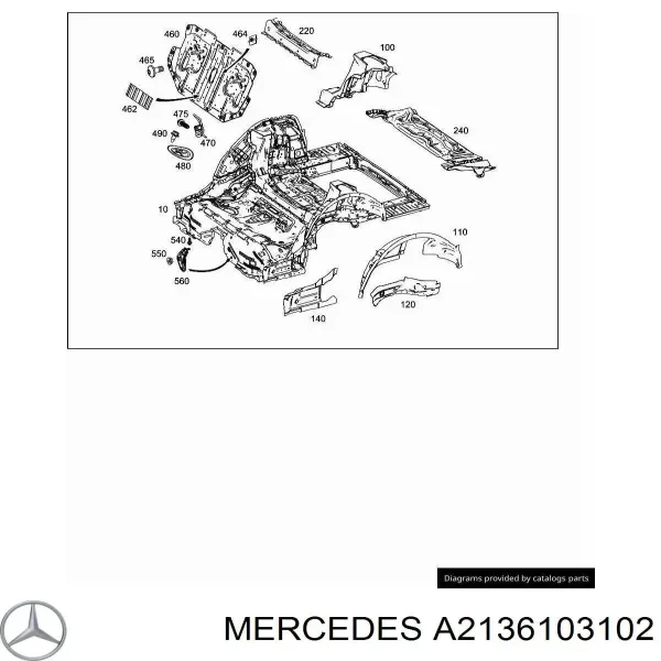 A2136103102 Mercedes | купить на Avto.pro