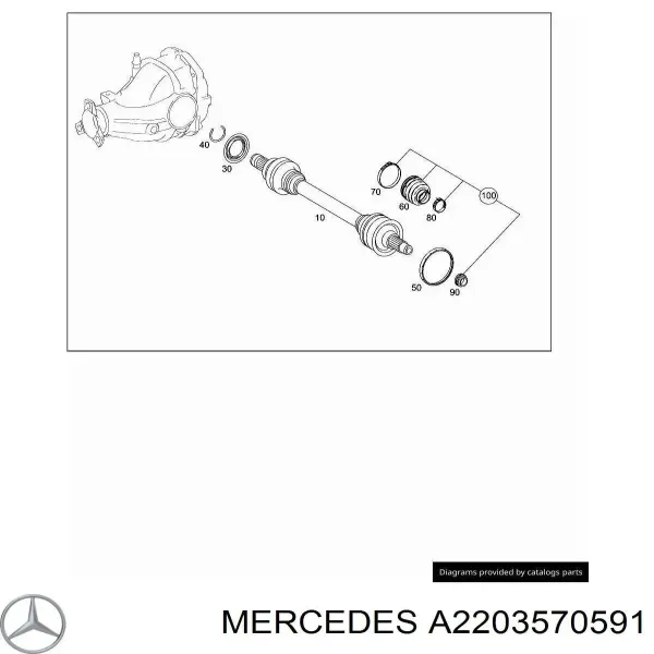 A2203570591 Mercedes | купить на Avto.pro