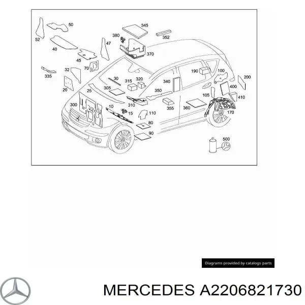 A2206821730 Mercedes | купить на Avto.pro