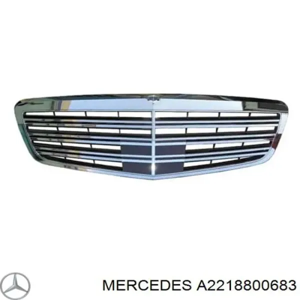 A22188006839040 Mercedes решетка радиатора
