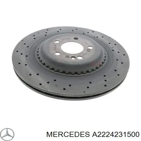 A2224231500 Mercedes | Диск тормозной задний A2224231500 купить на Avto.pro