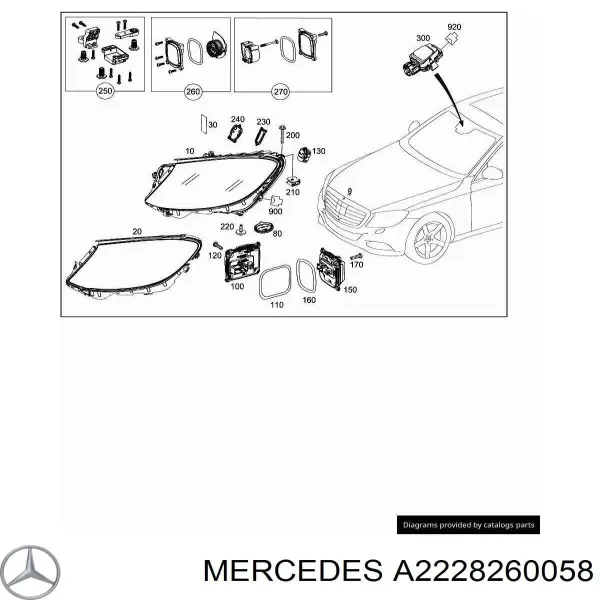 A2228260058 Mercedes | купить на Avto.pro