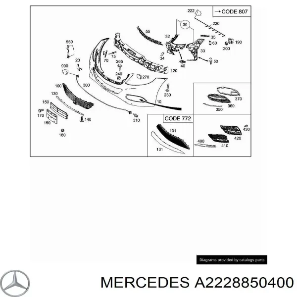 A2228850400 Mercedes | купить на Avto.pro