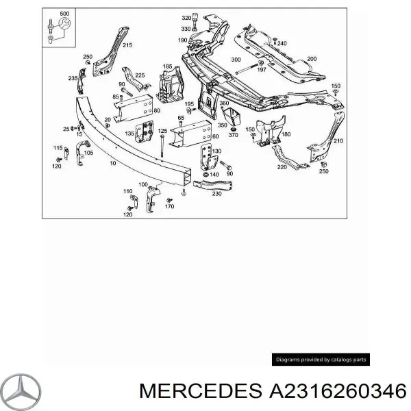 A2316260346 Mercedes | купить на Avto.pro