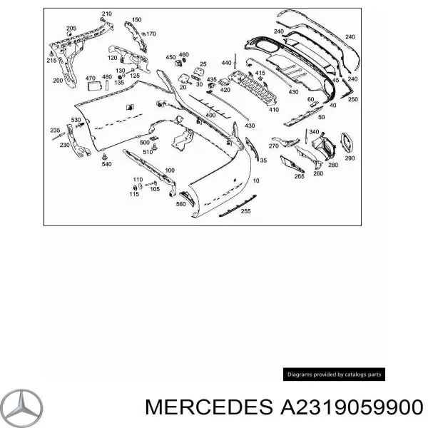 A231905990064 Mercedes | купить на Avto.pro