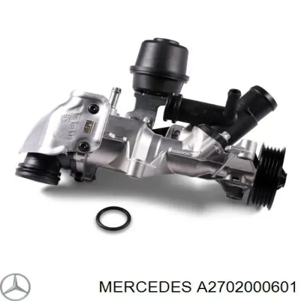 A2702000601 Mercedes помпа водяная (насос охлаждения)