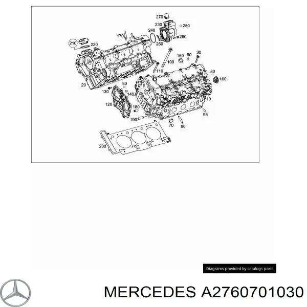 A2760701030 Mercedes | купить на Avto.pro