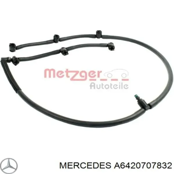 A6420707832 Mercedes | Трубка топливная, обратная от форсунок A 642 070 ...