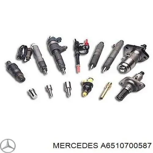 A6510700587 Mercedes | Форсунка впрыска топлива A 651 070 05 87 купить ...