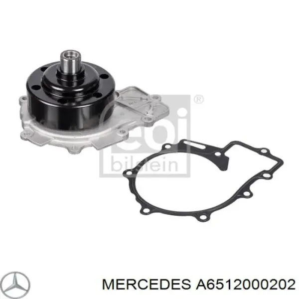 A6512000202 Mercedes помпа водяная (насос охлаждения)