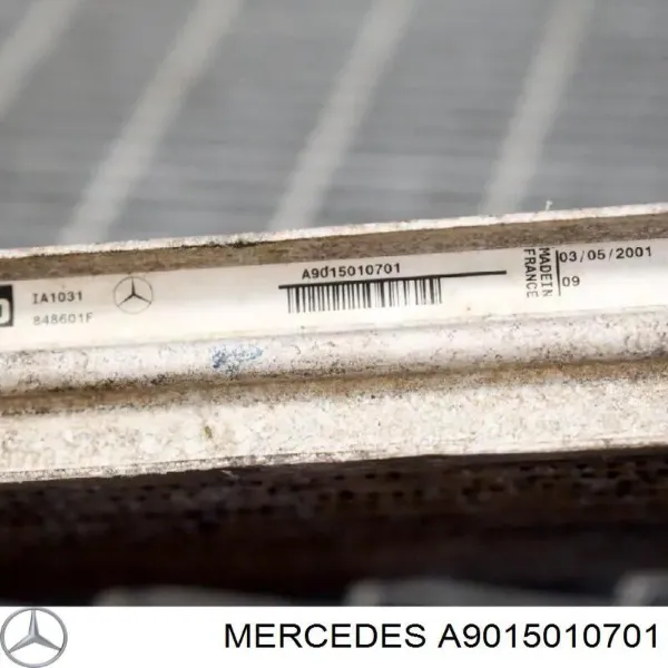 A9015010701 Mercedes | Радиатор интеркуллера A 901 501 07 01 купить на ...