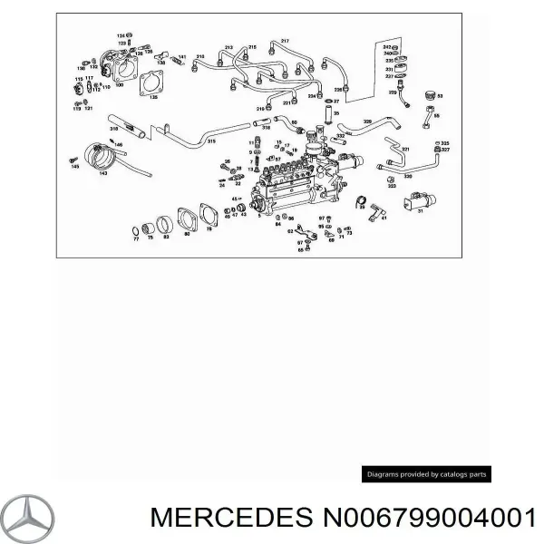 N006799004001 Mercedes | купить на Avto.pro