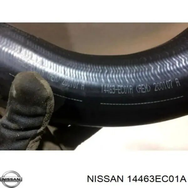 14463-EC01A Nissan/Infiniti Шланг (патрубок) интеркуллера верхний левый