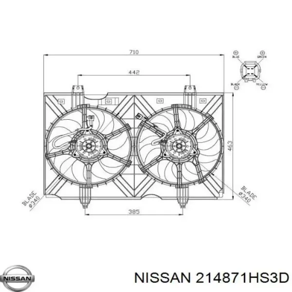 214871HS3D Nissan/Infiniti сравнить цены на Автопро