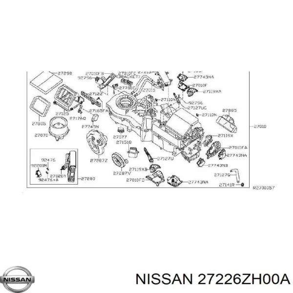 27226ZH00A Nissan/Infiniti сравнить цены на Автопро