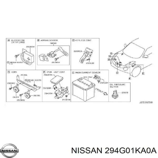 294G01KA0A Nissan/Infiniti сравнить цены на Автопро