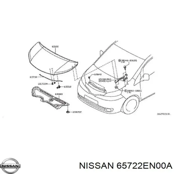 65722EN00A Nissan/Infiniti сравнить цены на Автопро