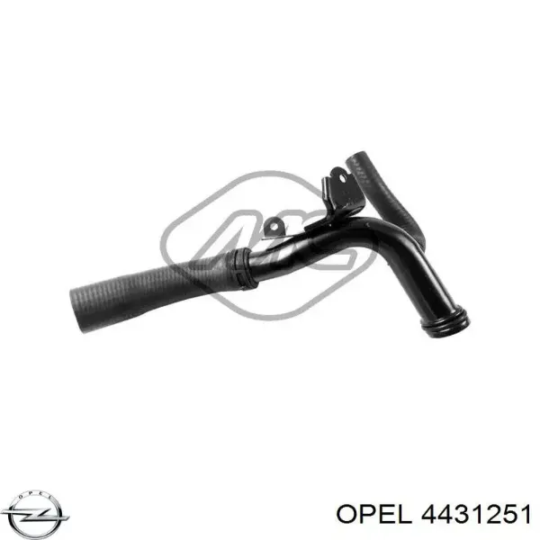 4431251 Opel Шланг (патрубок) системы охлаждения