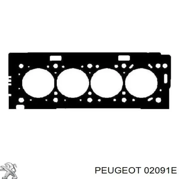 02091E Peugeot/Citroen Прокладка головки блока цилиндров (ГБЦ)