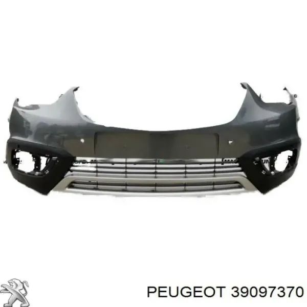 39097370 Peugeot/Citroen Бампер передний, верхняя часть