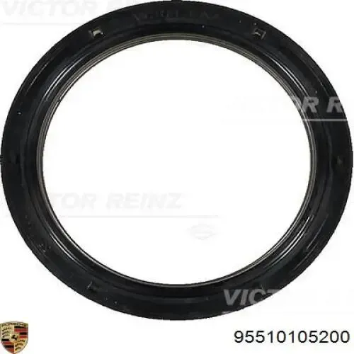 95510105200 Porsche Сальник коленвала двигателя передний