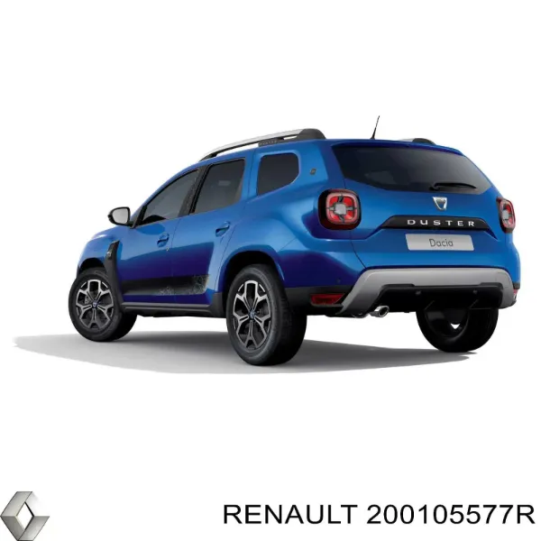 200105577R Renault (RVI) Труба приемная (штаны) глушителя передняя