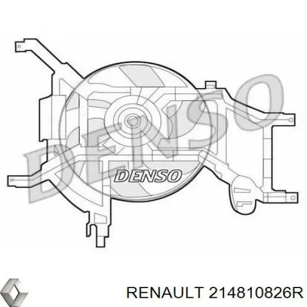 214810826R Renault (RVI) Электровентилятор охлаждения в сборе (мотор ...