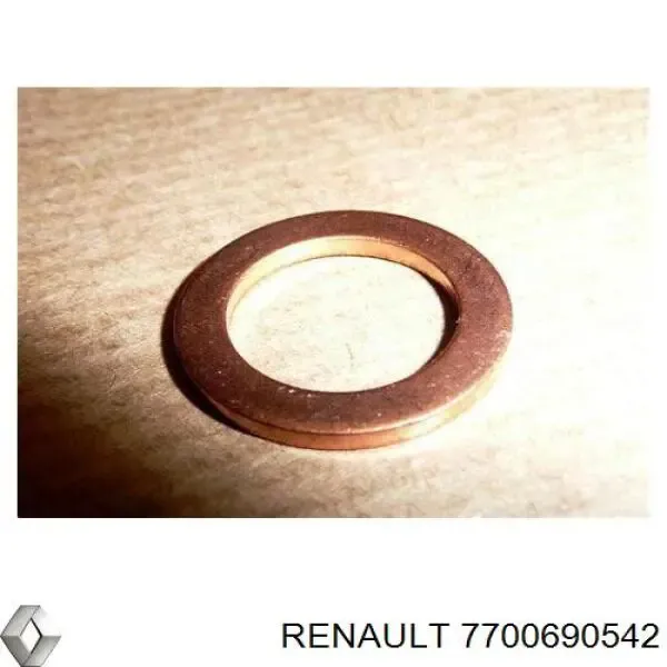 7700690542 Nissan/Infiniti Кольцо (шайба) форсунки инжектора посадочное
