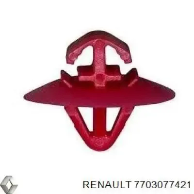 7703077421 Renault (RVI) Пистон (клип) крепления молдинга двери