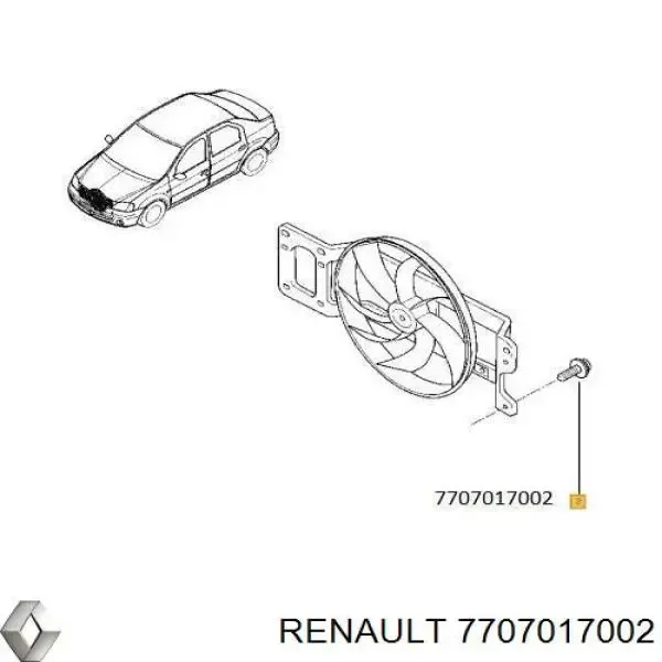 7703017131 Renault (RVI) сравнить цены на Автопро