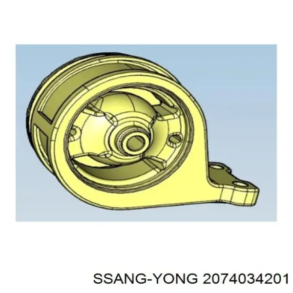 2074034201 Ssang Yong Подушка (опора) двигателя задняя