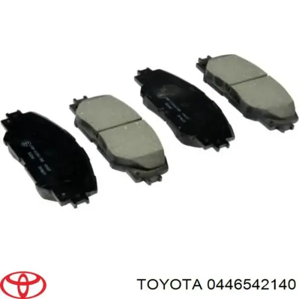 0446542140 Toyota Колодки тормозные передние дисковые