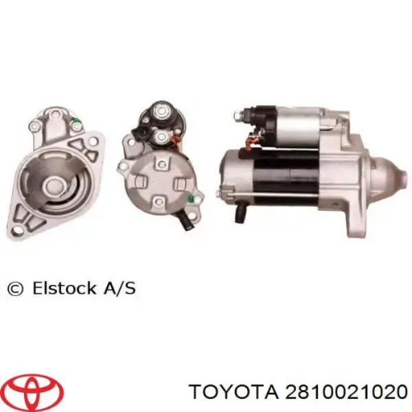2810021020 Toyota стартер