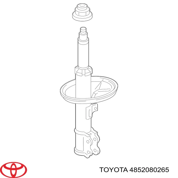 4852080265 Toyota Амортизатор передний левый